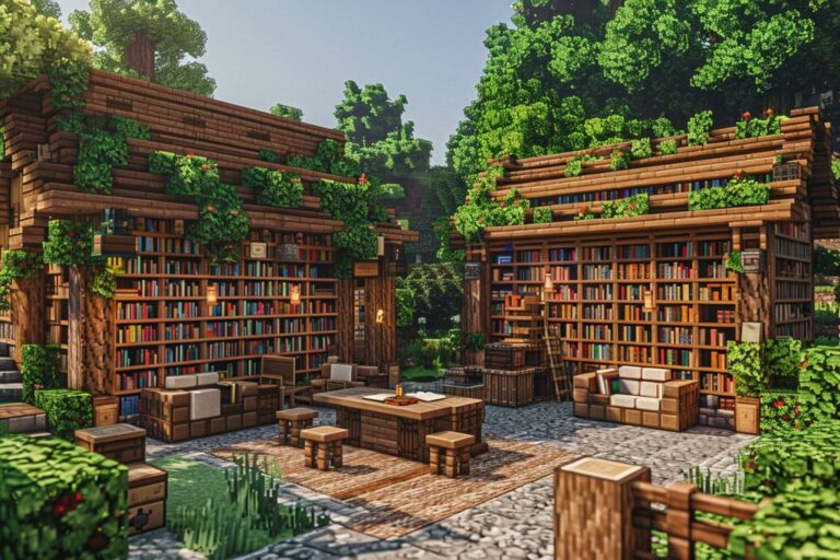 Construire votre propre bibliothèque dans Minecraft : Guide étape par étape
